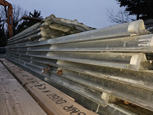 Insulated roof cladding sheets, 18ft Long, 25 Available, £60 Per Sheet ...