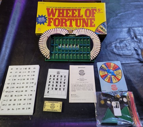 Wheel of Fortune 5th Edition Pressman 1991 Board Game Complete Vintage ...