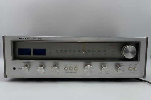 Vintage Nikko Model NR-715 AM/FM Stereo Receiver Tested & Works | eBay