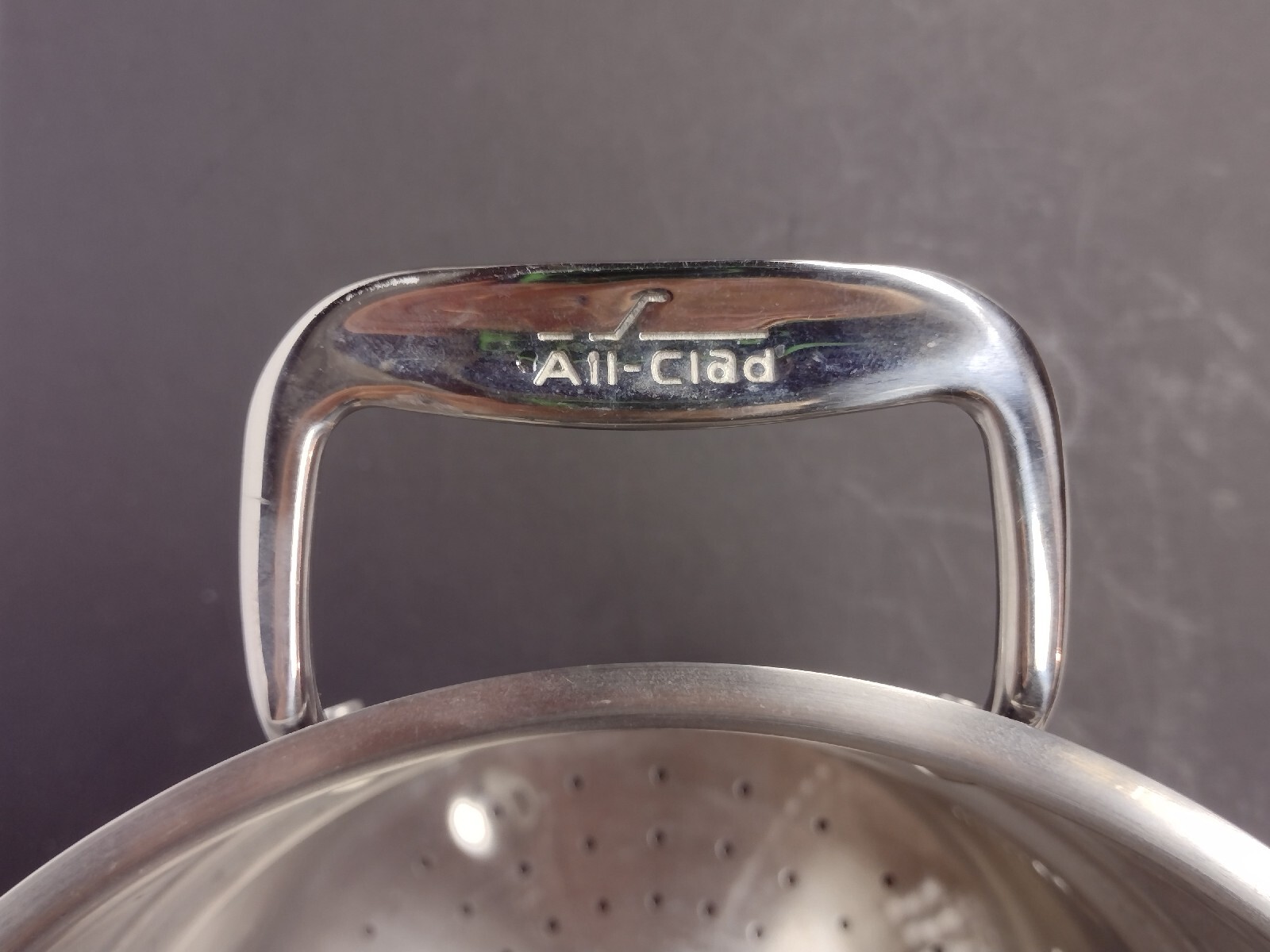 ALL CLAD COLANDER/STRAINER/STEAMER Pot Insert 7” H X 9.25” D | eBay