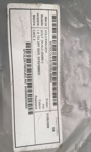 tole avant centrale inferieure pour VOLKSWAGEN 5K0805903A9B9 GOLF ...