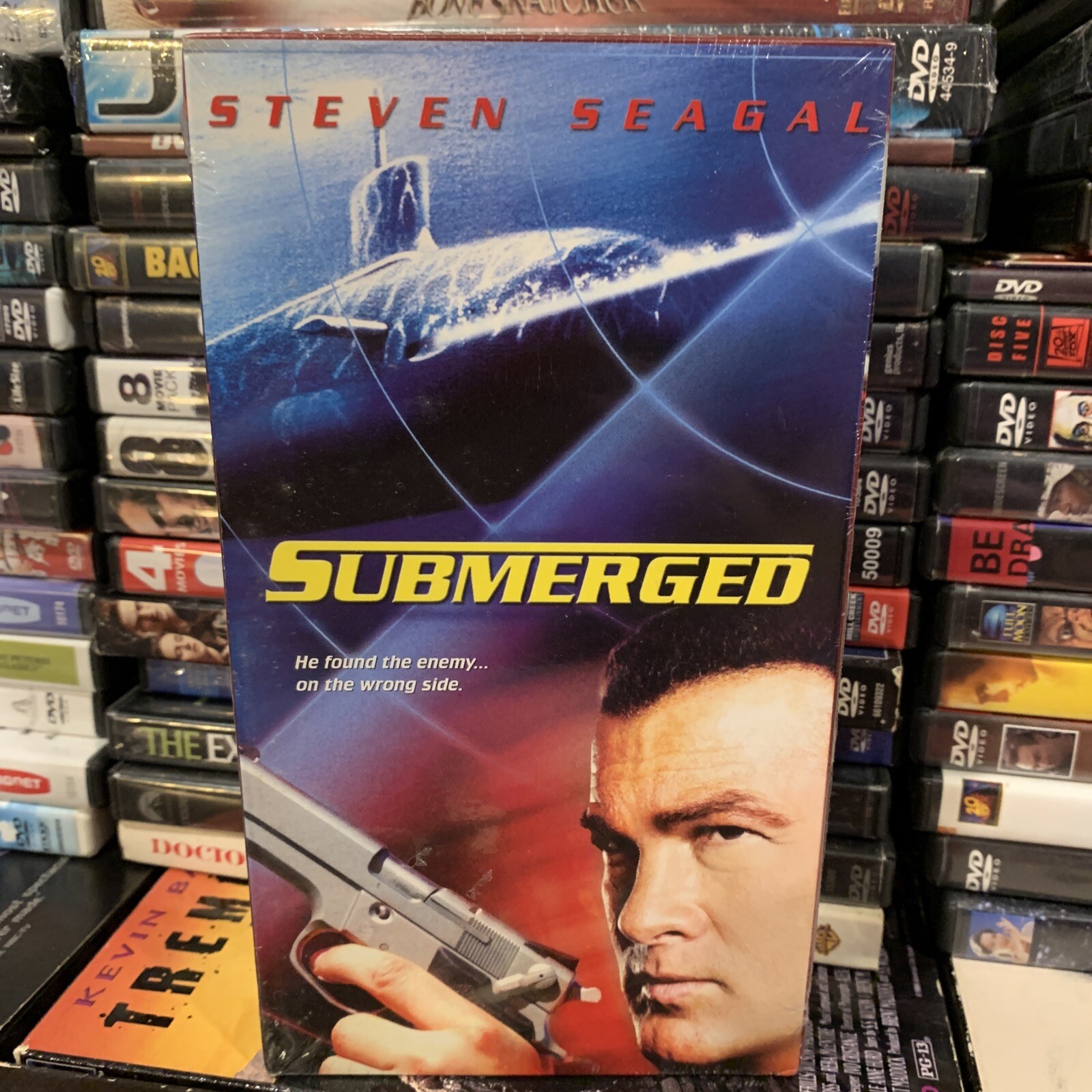 Submerged 2005 VHS New Steven Seagal Vinnie Jones Submarine Action ...