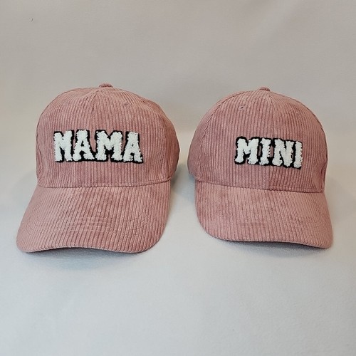 Rae Dunn Mommie And Me "Mama & Mini" Cap Hat Set Adjustable Clasp ...
