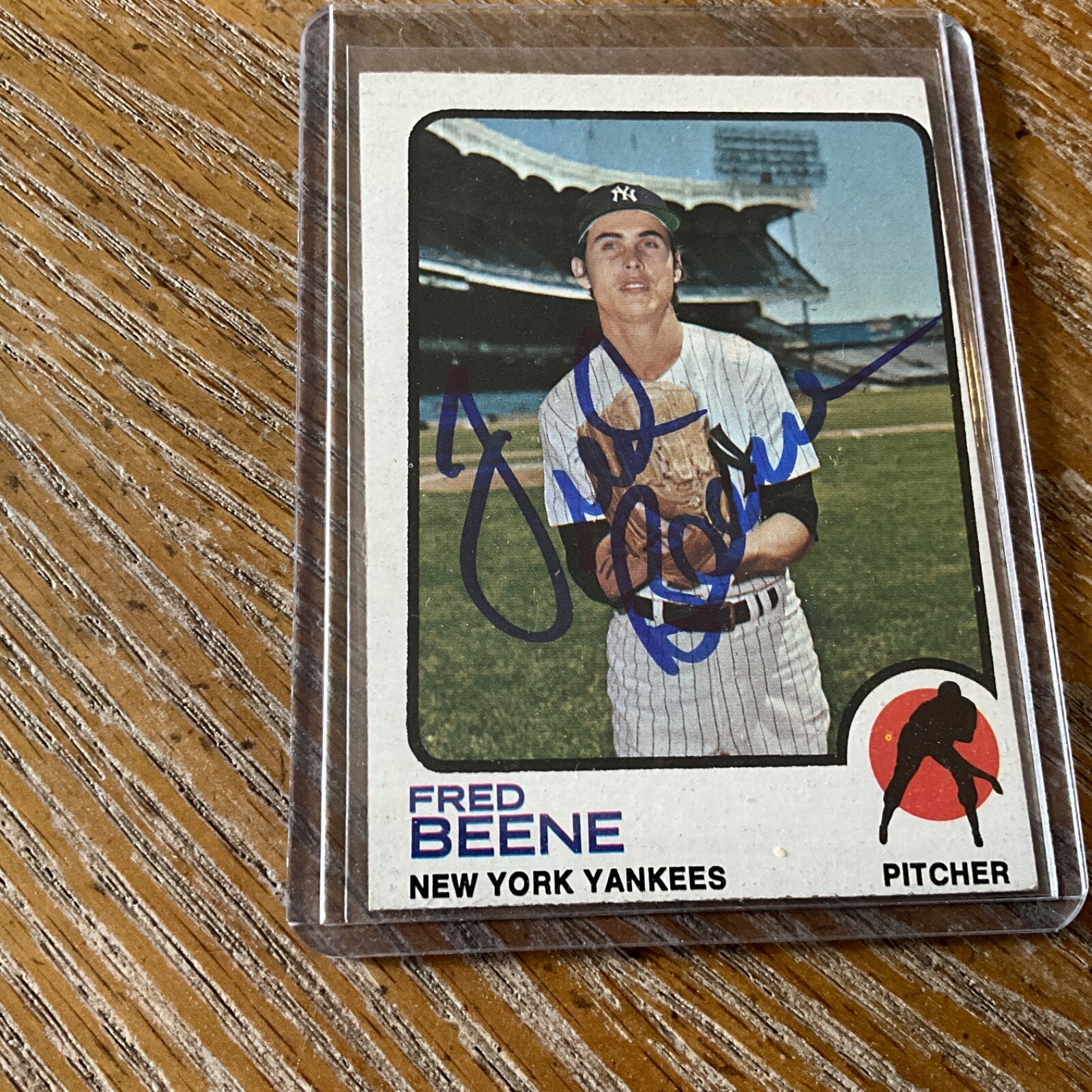 autographed 1973 Topps. FRED BEENE . #573 #C-1 | eBay