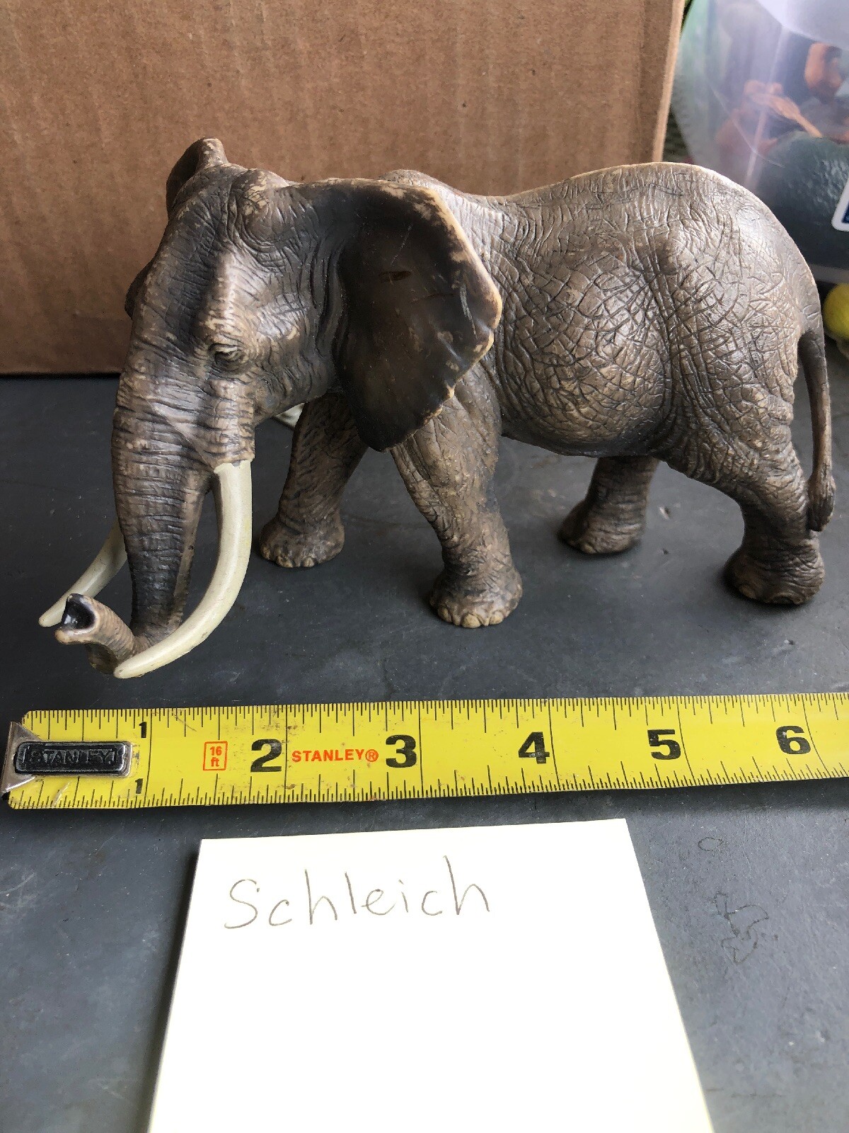 Schleich Elephant And Various Other Plastic Elephants Lot Animals Over ...