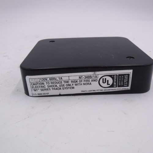 Nora NT-348B/1A T-Bar Live End Feed W/ Current Limiter 1Amp 1 Circuit ...