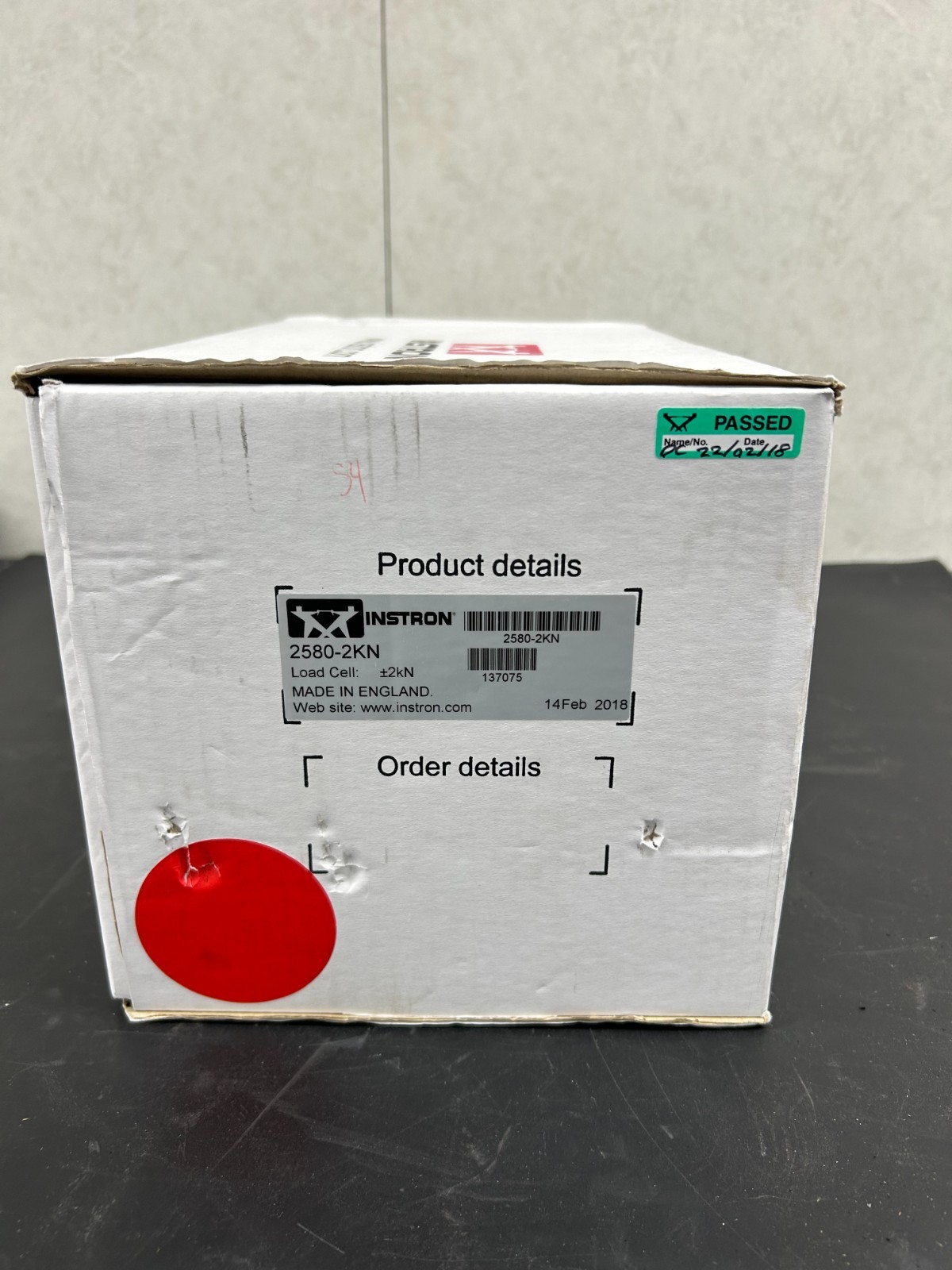 Instron 2kN 500 lbf Tension Compression Static Load Cell 2580-2kN ...