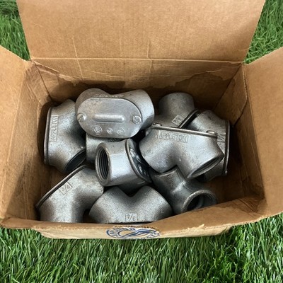 (10) Appleton FFL-75 Conduit Pull 90° Pulling Elbow 3/4" Threaded ...
