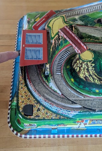 Vintage 1965 Technofix #312 Wind up Train 'Rocky Mountain' - missing ...