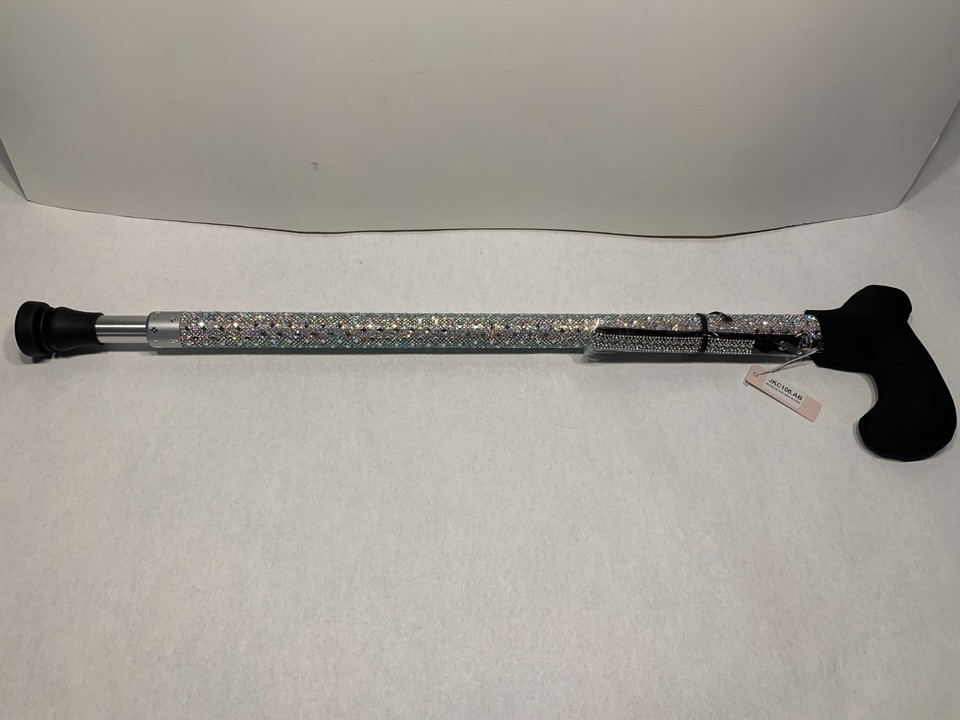 Jacqueline Kent Sugar Cane - Adjustable Cane - Key Designer Crystal | eBay