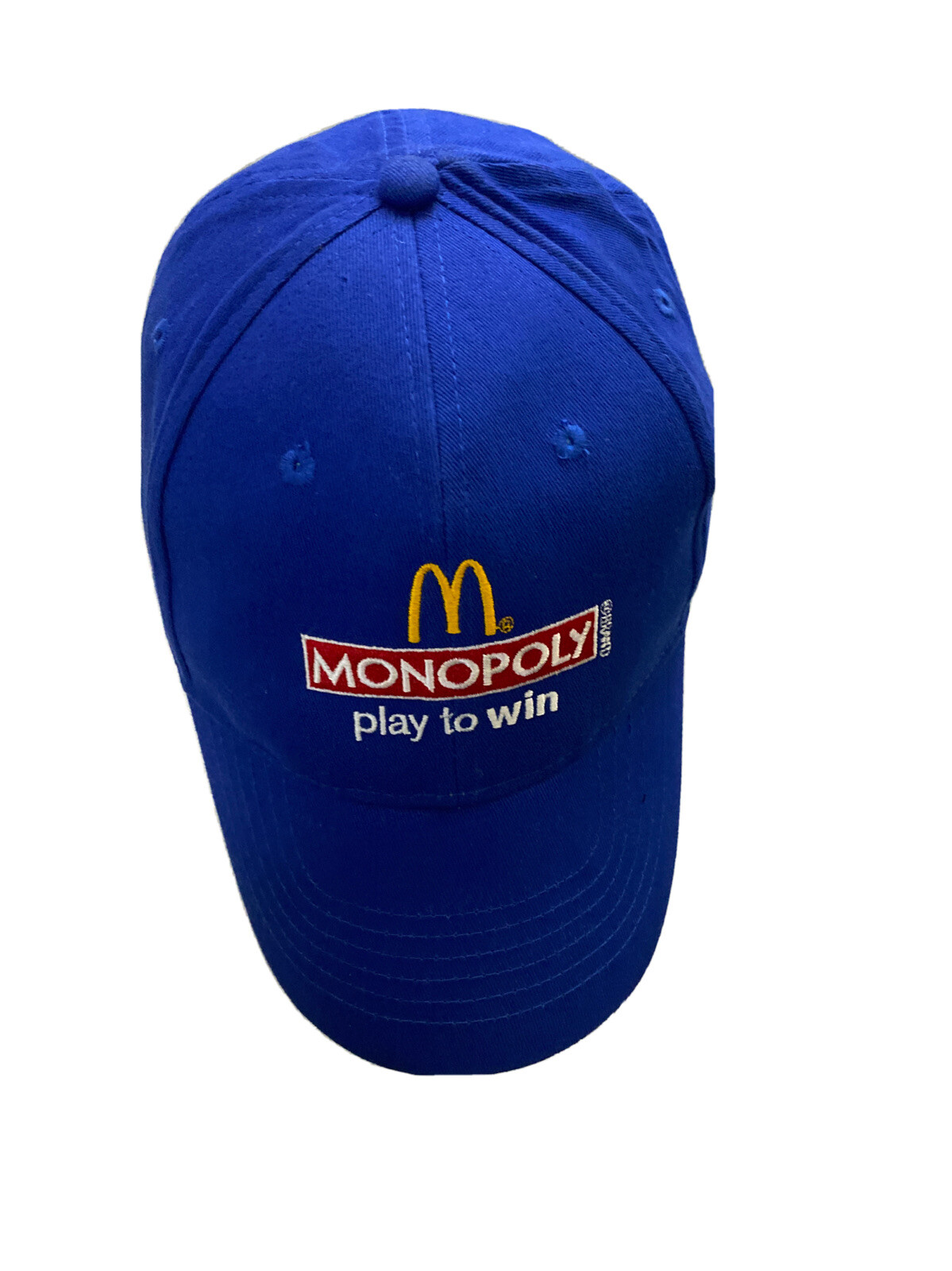 McDonalds Play To Win Ball Cap Monopoly Hat Adjustabl… - Gem