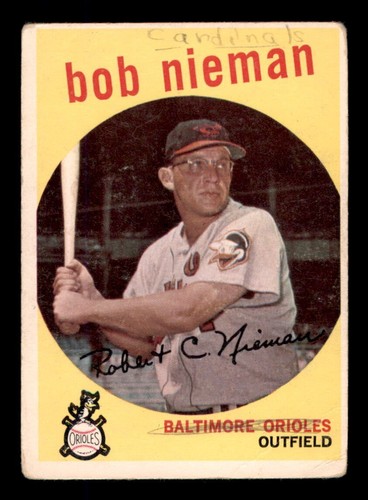 1959 Topps Baseball #375 Bob Nieman PR *e2 | eBay