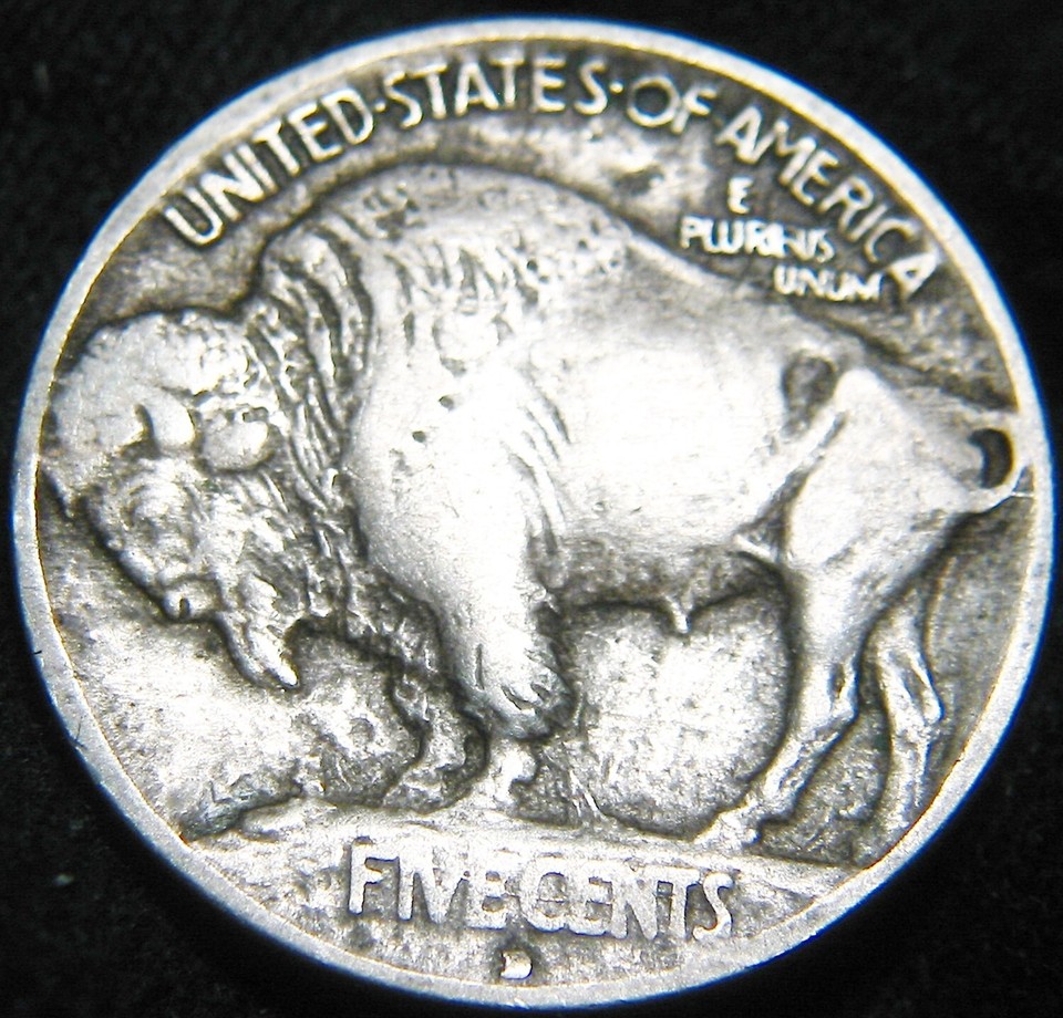 Nice Original 1913-D MOUND Type Variety 1 BUFFALO NICKEL KP77IJ | eBay