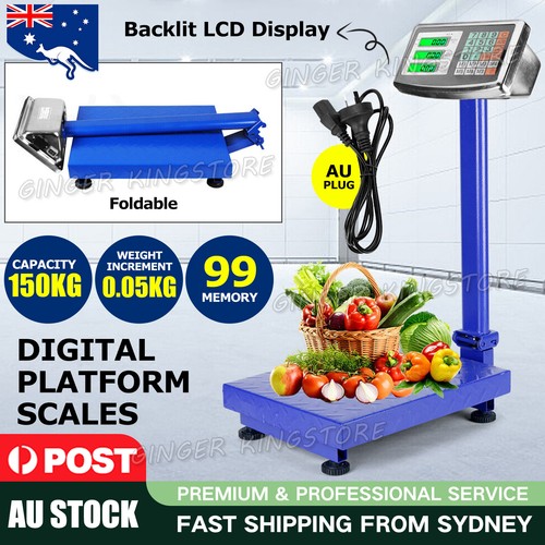 150kg Electronic Scale Weight Commercial Digital Platform Scales Postal ...