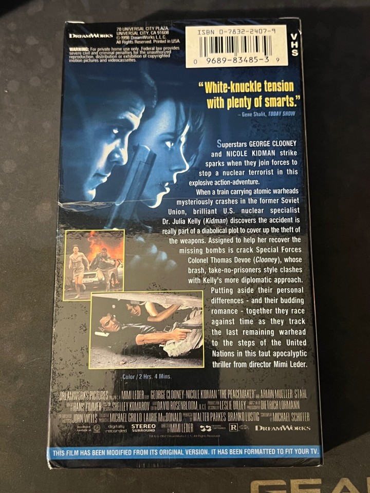 The Peacemaker VHS New Sealed 96898348539| eBay