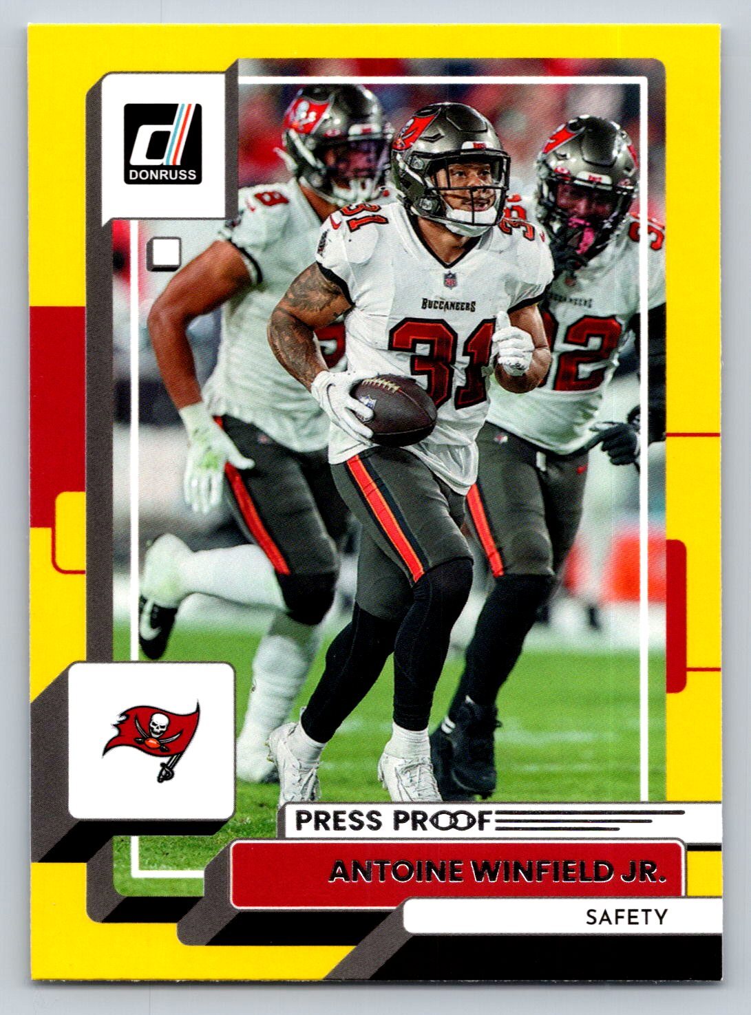 2022 Donruss #260 Antoine Winfield Jr. Yellow Press Proof | eBay