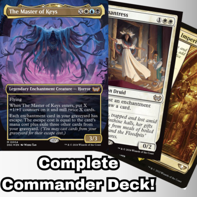 MTG Commander EDH Deck The Master of Keys 100 Magic Cards Custom Deck ...