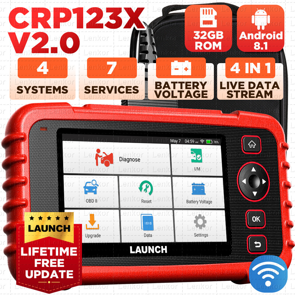 2025 LAUNCH CRP123X Elite Code Reader Car Diagnostic Scanner Tool ABS SRS Engine | eBay