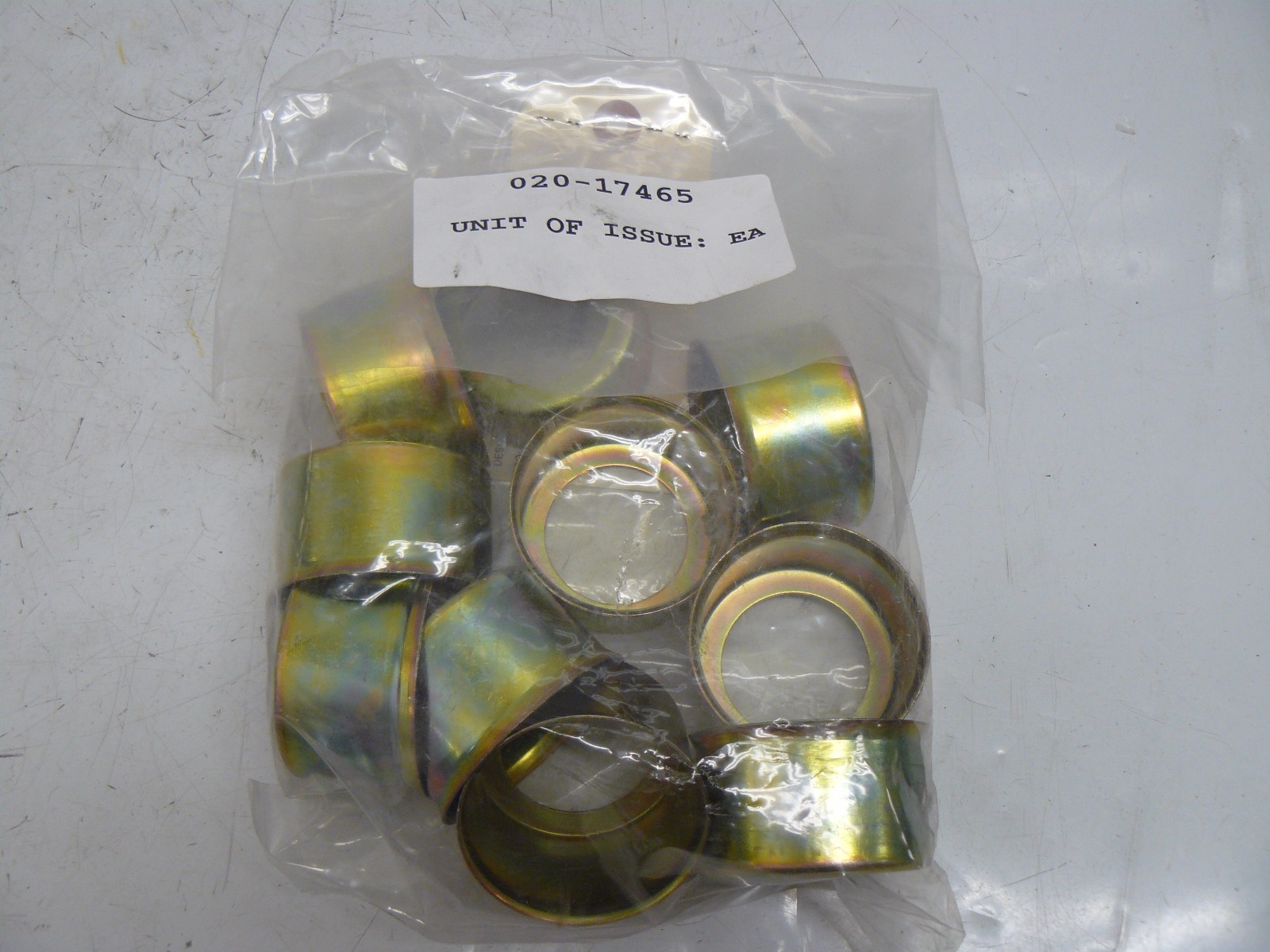 LOT OF 10 NEW PARKER 10081-24 CRIMP SHELL SLEEVE 2-3/8 INCH OD X 1-3/8 ...