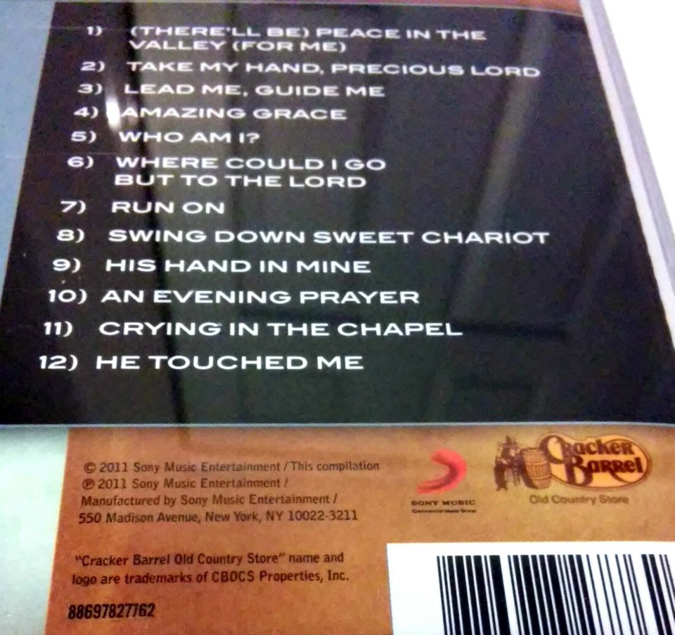 RARE - ELVIS PRESLEY GOSPEL CLASSIC COLLECTION - SONY 2011 CRACKER ...