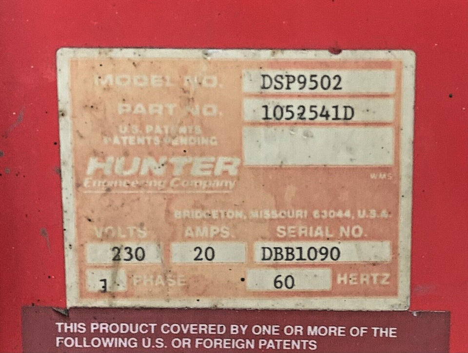 Hunter DSP 9500 W/ Split Weight DSP9502 Tire Wheel Balancer Machine ...