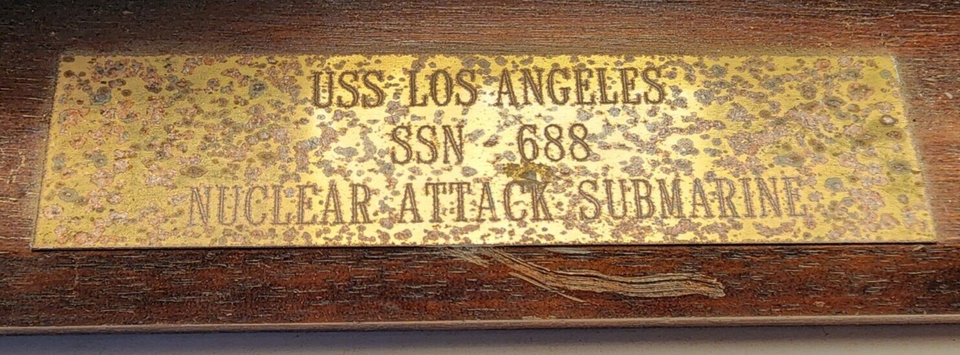 GREG JEIN USS LOS ANGELES SUBMARINE MODEL 'HUNT FOR RED OCTOBER' | eBay