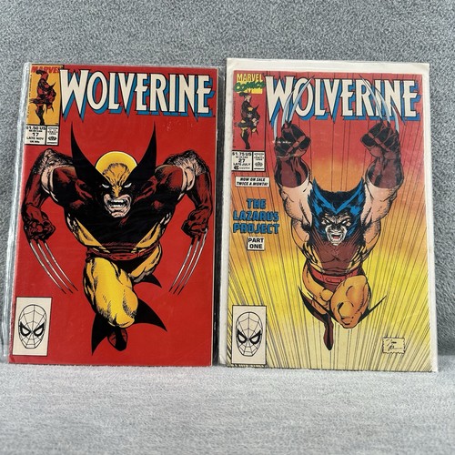 WOLVERINE MARVEL 1989 - #17 Newsstand & #27 Iconic John Byrne Jim Lee ...