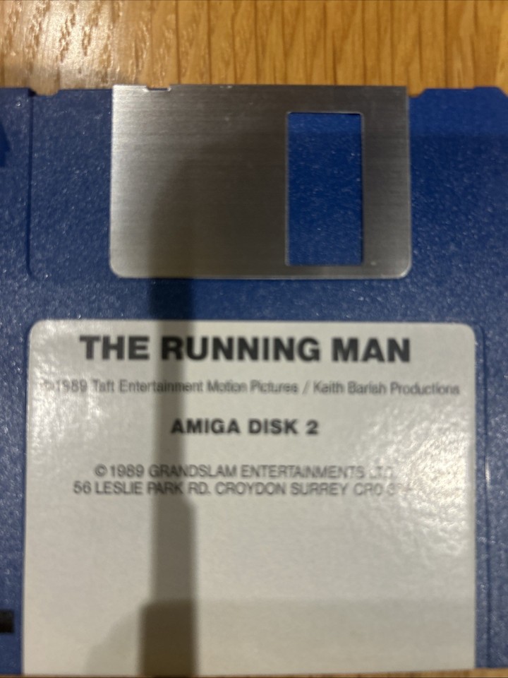 The Running Man Amiga A500. 512 K REQ Rare | eBay UK