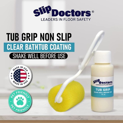 SlipDoctors Tub Grip Anti-Slip Bath & Shower Floor Solution – Small ...