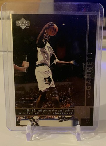 1997 1998 Upper Deck Kevin Garnett Timberwolves #328 Overtime GD MVP ...