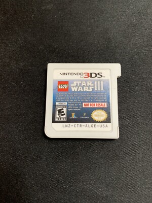 Star Wars 3 Nintendo 3DS NFR Not For Resale | eBay
