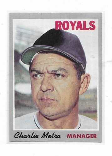 Charlie Metro #16 1970 Topps High Grade Full Gray Border (3354) | eBay