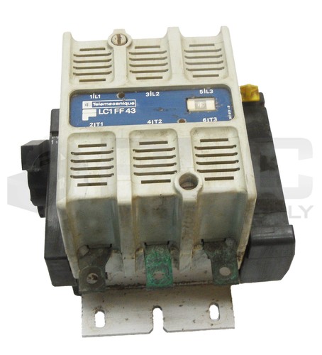 TELEMECANIQUE LC1FF43 MOTOR CONTACTOR/STARTER 3 POLE 125A 600VAC | eBay