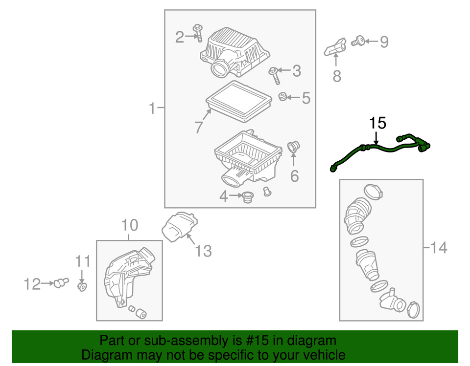 Genuine GM PCV Tube 25203633 | eBay