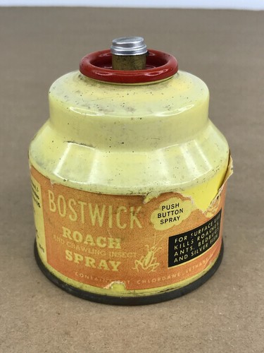 Vintage Bostwick Roach & Insect Spray Can Advertising, Full | eBay
