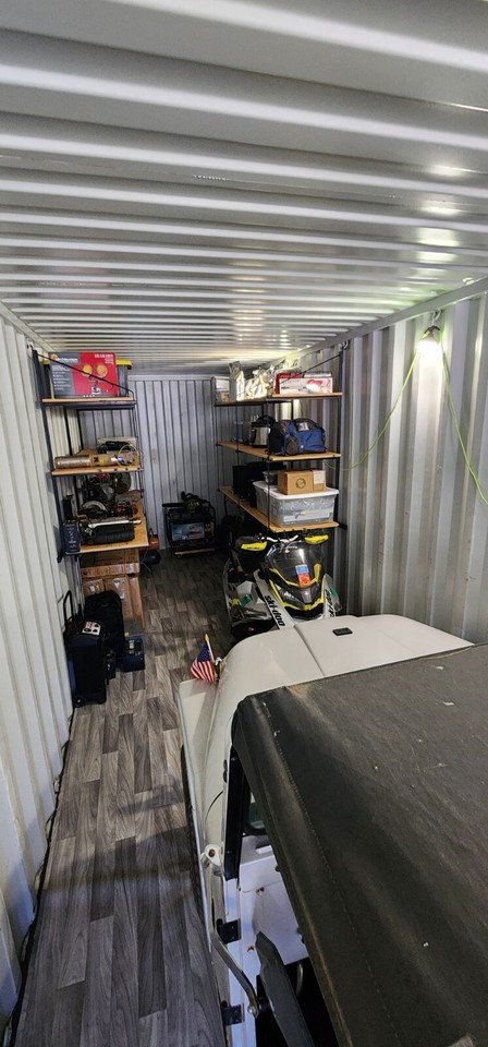 40' Faraday Cage Shipping Container EMP Storage for Car Generator ATV ...