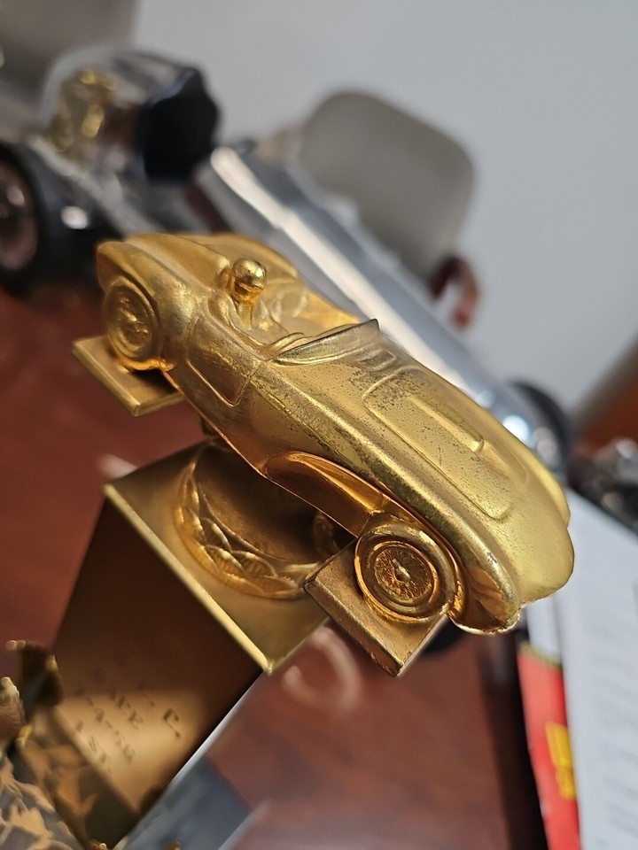 1956 Ferrari Mondial Bob Goldich 1st Place Car Racing Trophy Award Cup ...