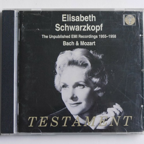 2503 Bach Mozart - Cantatas, Elisabeth Schwarzkopf *EX-LIBRARY* CD ...