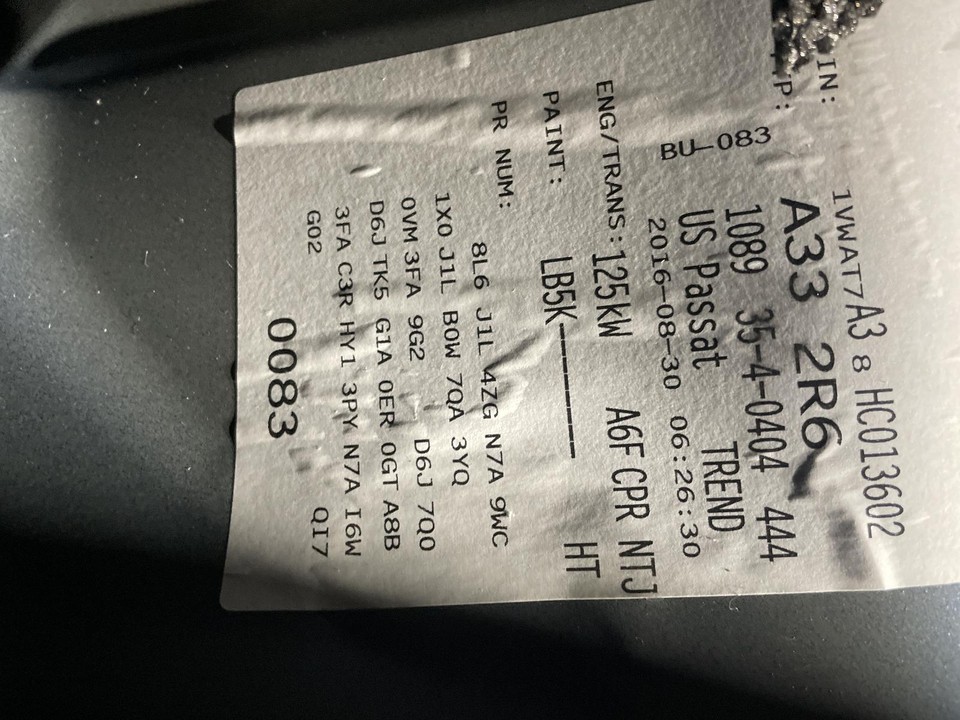 Used Body Control Module fits: 2017 Volkswagen Passat Body Control BCM ...