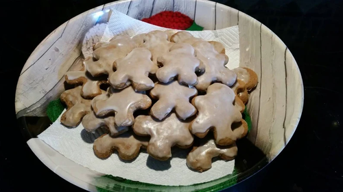 Homemade Iced Gingerbread Man Cookies | eBay