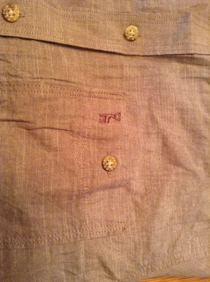 Men's P.G. Field Grey 100% Cotton Short Sleeve Shirt Size M | eBay