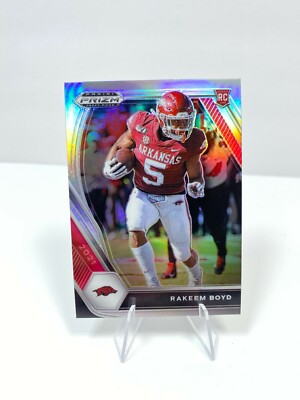 2021 Panini Prizm Draft Picks Rookie #152 Rakeem Boyd RC Arkansas ...