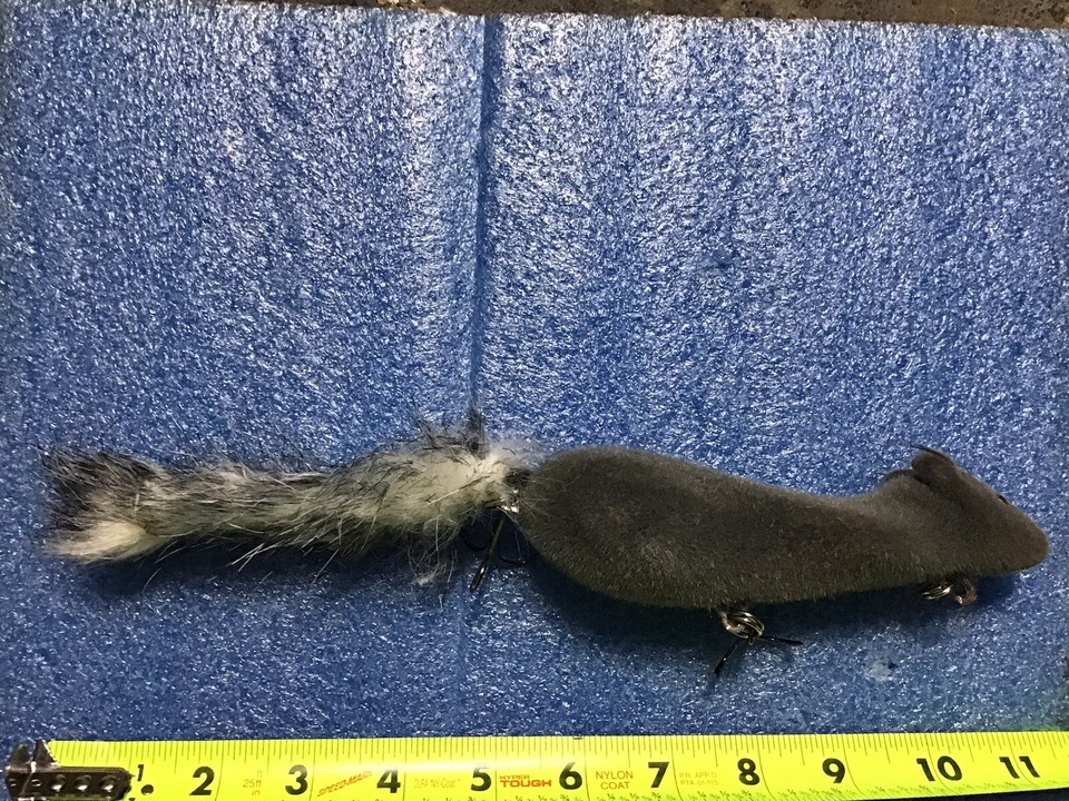 Squirrel Fishing Lure Grey | eBay