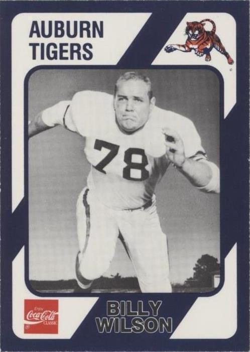 1989 Collegiate Collection Auburn Tigers - Billy Wilson #489 for sale ...