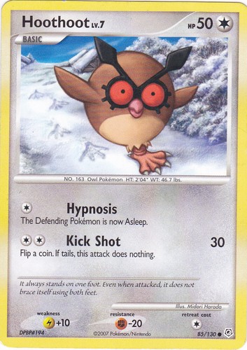 POKEMON HOOTHOOT CARD | eBay