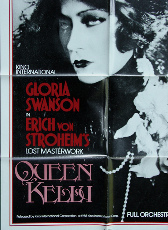 Queen Kelly Erich Von Sroheim•US One Sheet Movie Poster Reprint Gloria ...