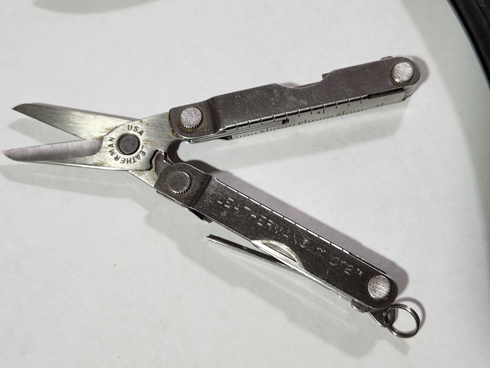 AMERICAN MICRO LEATHERMAN MULTI/PLIERS & BUCK FOLDING KNIFE -- FROM ...