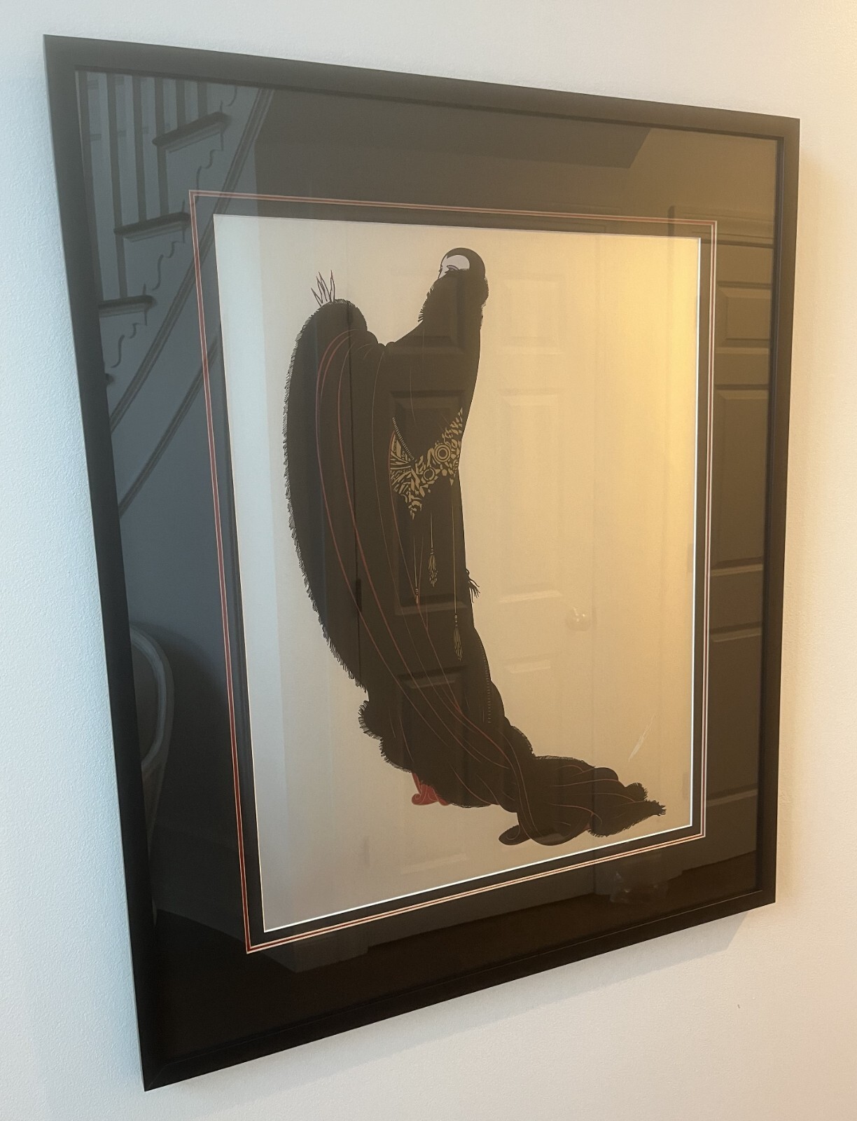 ERTE Serigraph on foil - Soiree c. 1980 - new frame | eBay