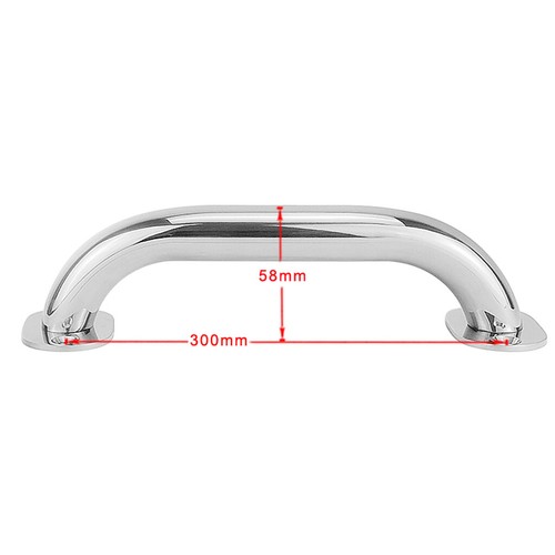 Boat Handrail Grab Handle - 12inch/300mm - Transom Door Cabinet Hatch ...