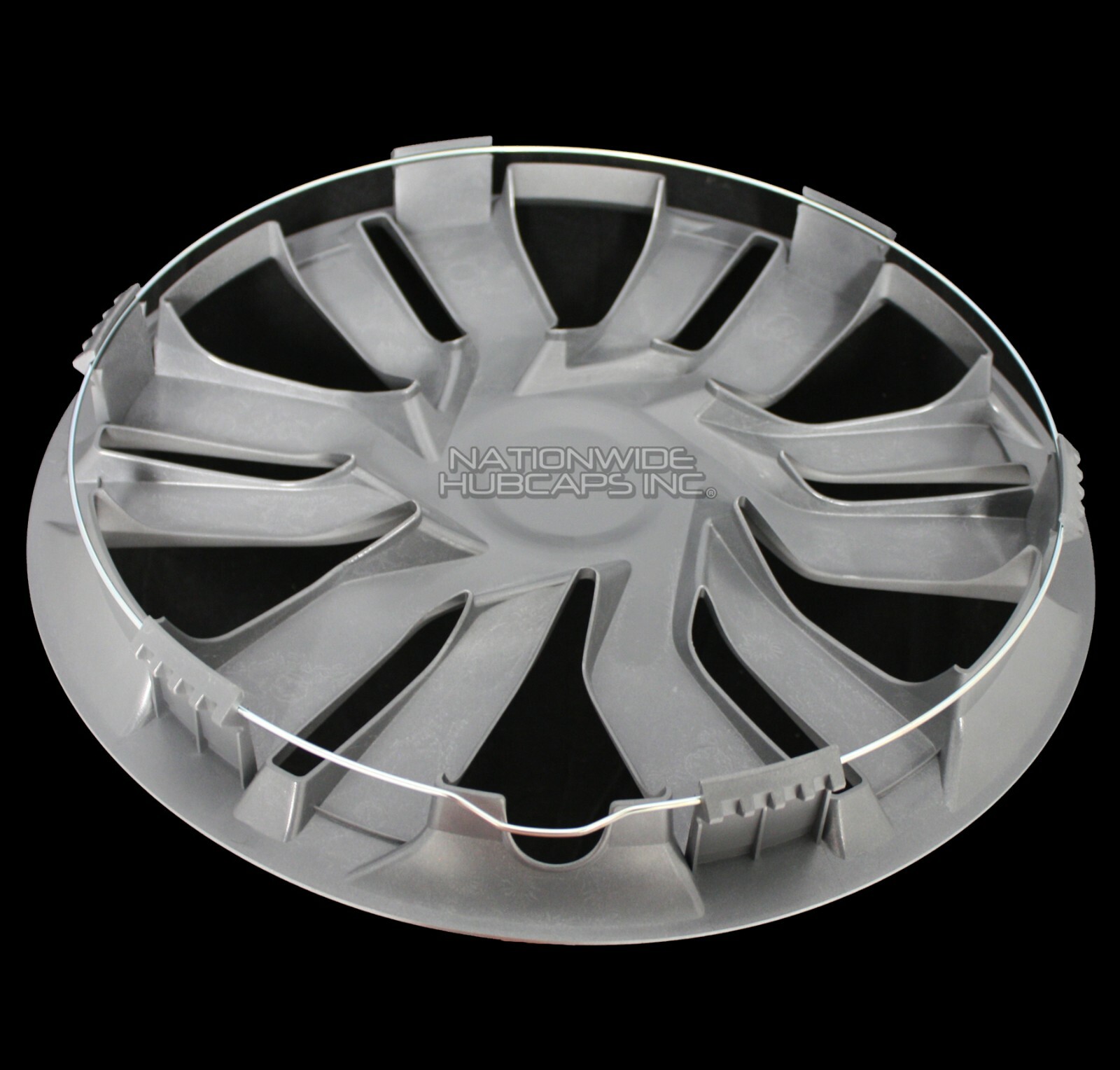 17" Black Set of 4 Wheel Covers Full Rim Hub Caps fit R17 Tire & Steel ...